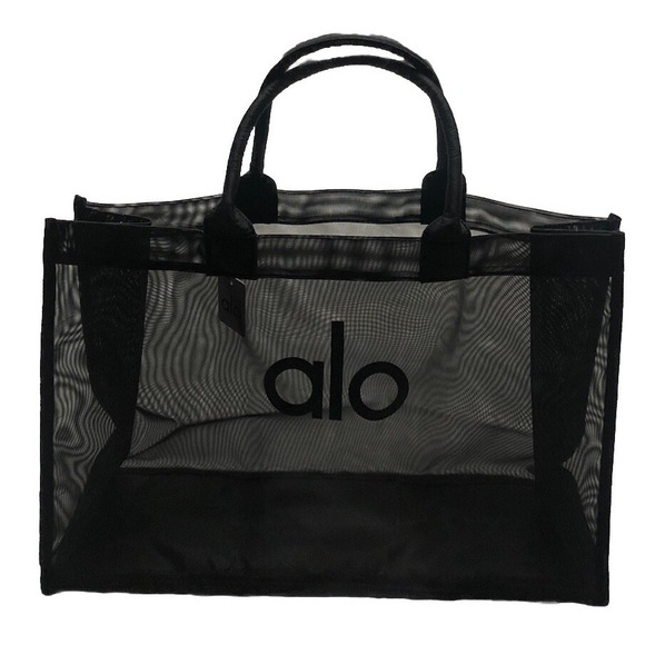 The Unbranded Brand | Bags | Alo Tote Bag Black Sheer Yoga Gym Travel ...